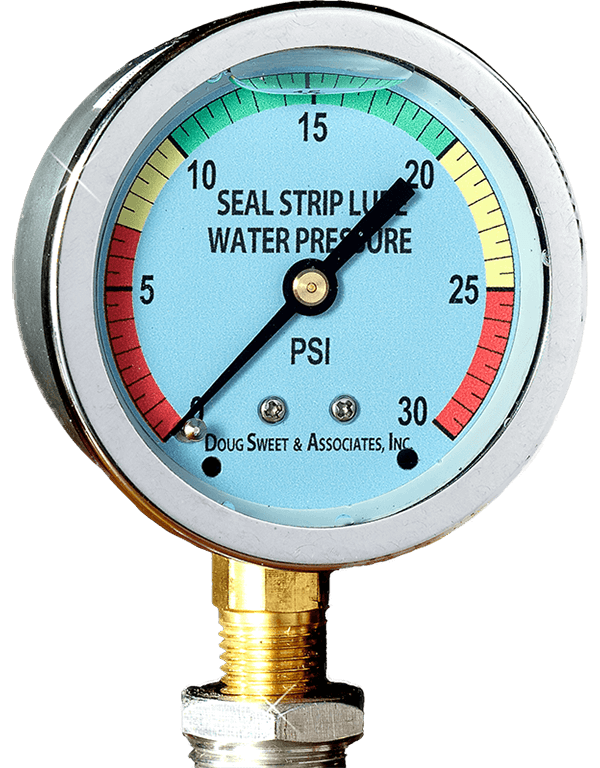 Suction Roll Seal Strip Lube Pressure Gauge — 2½” Diameter - Doug Sweet ...